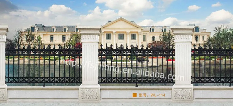 Outdoor Fence Panel Aluminum Fence Grill Design For Park/garden House ...