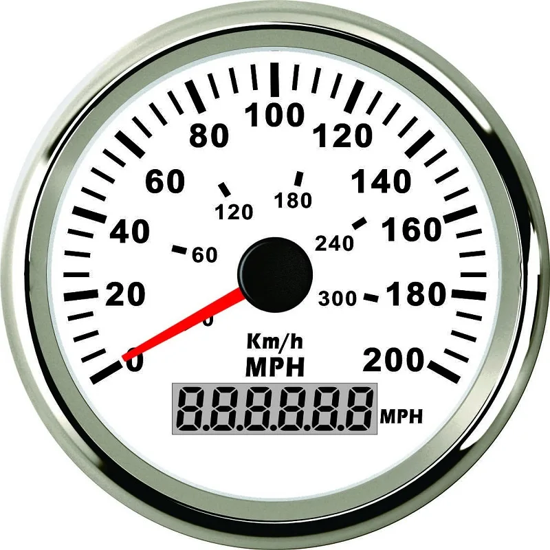 Impermeable Mph Gps Velocímetro Odómetro 200mph 300 Km/h Para El Coche ...