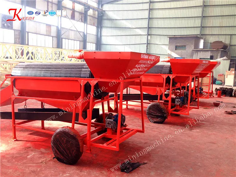 Mini Gold Trommel for Placer Gold Recovery - Easy Movable