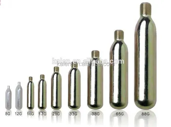 Refillable Co2 Cartridge 12g 16g 60g 74g 88g Small Co2 Cylinder ...