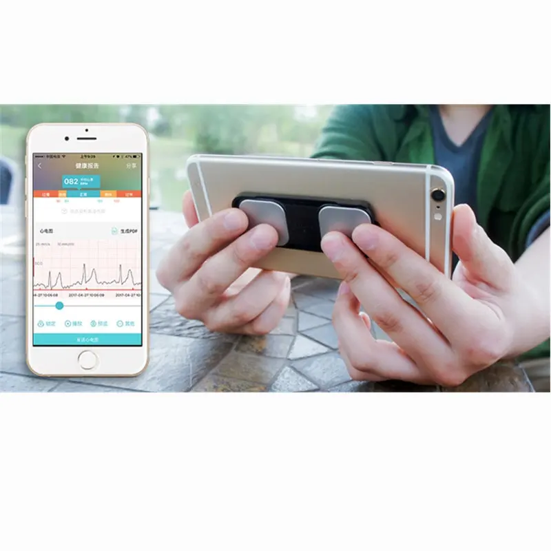 Card Type Dynamic Ecg Recorder Smart Bluetooth Connection Cell Phone ...