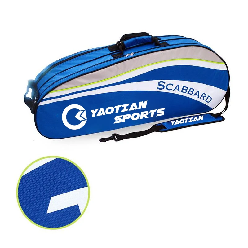 Factory Lightweight 6 Racquets Badminton Bag Customized Sporting Tennis ...