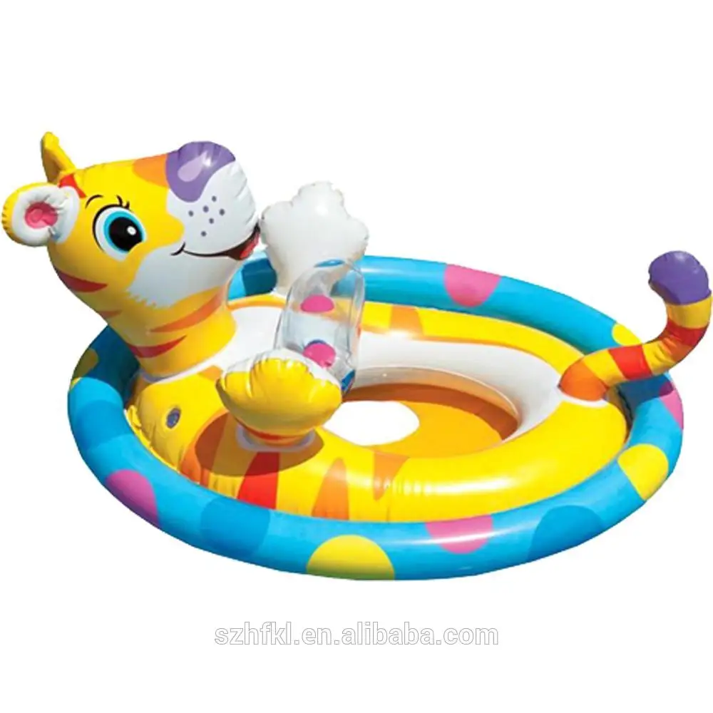 Inflatable Cute Animal Design Baby Swimming Ring Pool Floating Seat ...