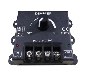 Dc12-24v 30a Led Rotary Dimmer Switch Led Manual Dimmer With Knob ...