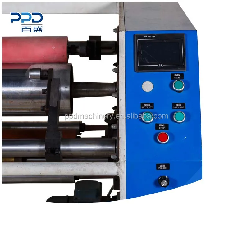 High Efficiency Film Rewinder - Semi Automatic Stretch Film Slitter ...