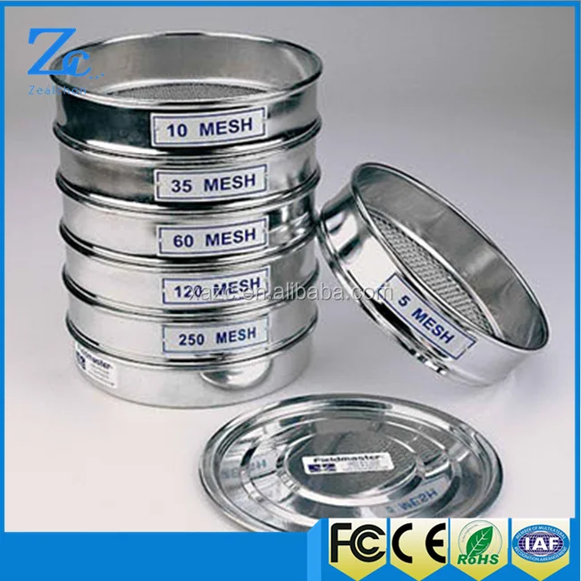 Laboratory Standard 200mm Soil Sieve Analysis Mesh Screen - Buy Soil ...