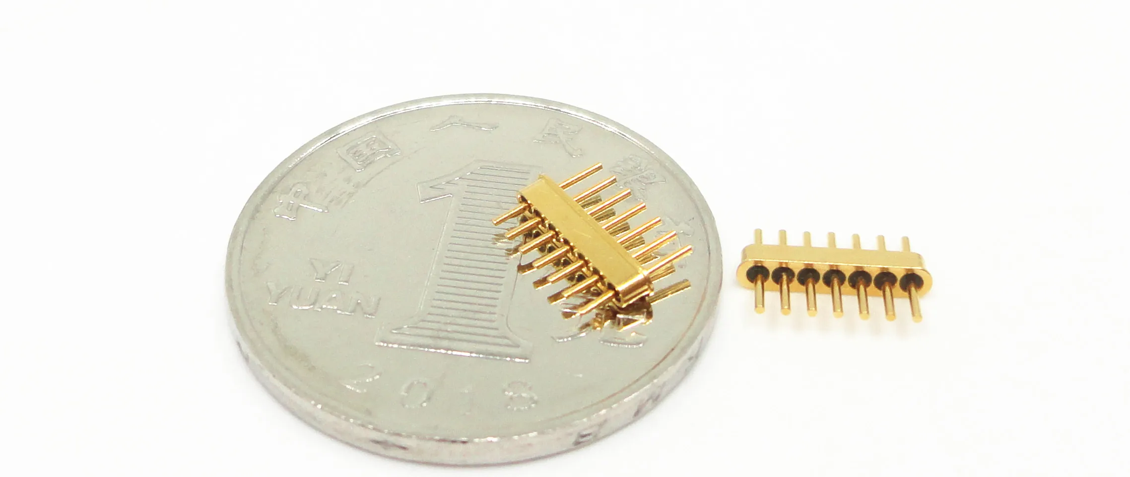 7 Pin Gold Plated Multi-Pin Headers - Hermetic Seal Connectors