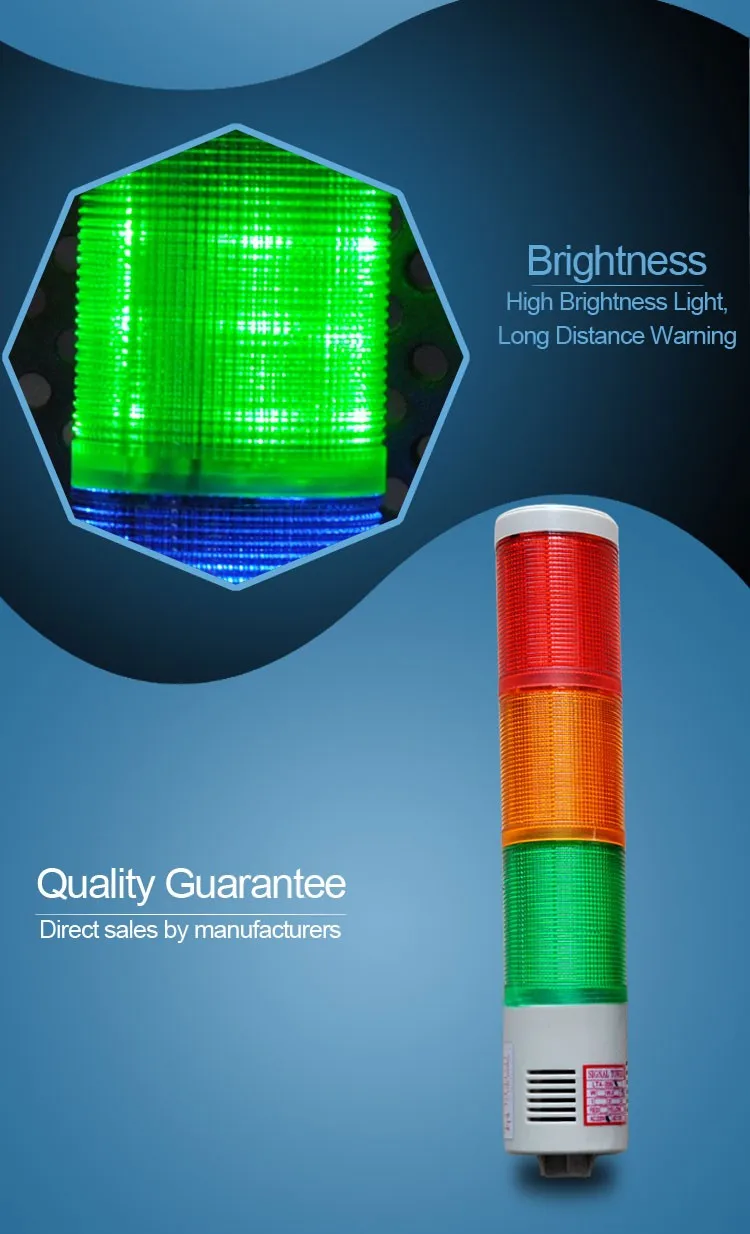 Lta-205 Manufacturer 5 Color Safety Bulb Signal Tower Light Industrial ...