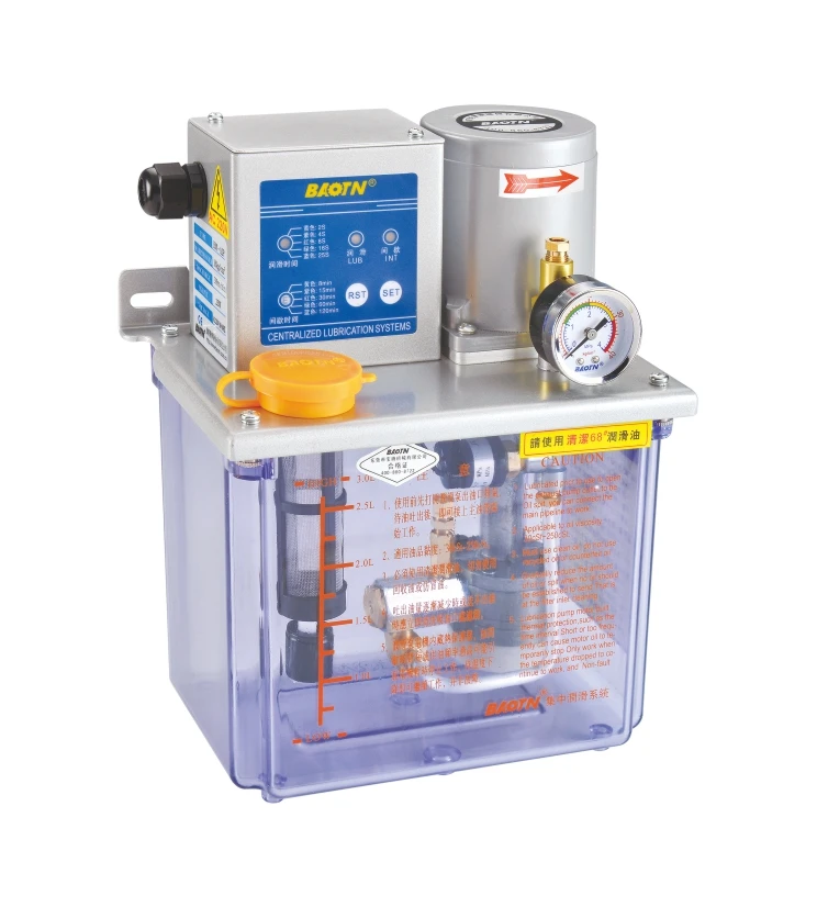 Baotn Btb 110v 4l 저압 지속적인 유압 선반 Cnc 기계를 위한 전기 장치 펌프 타이밍 기름 윤활 펌프 Buy