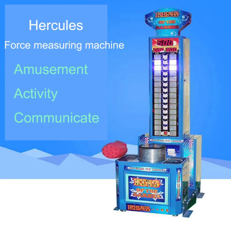 Coin Operated Hit Hammer Game Machine Lottery Ticket Redemption Big ...