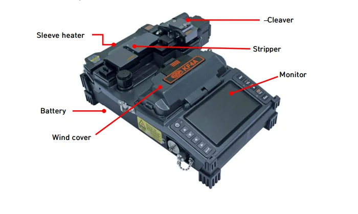 Swift KF4A Automatic Fusion Splicer for Fiber Optic Cable Welding ...