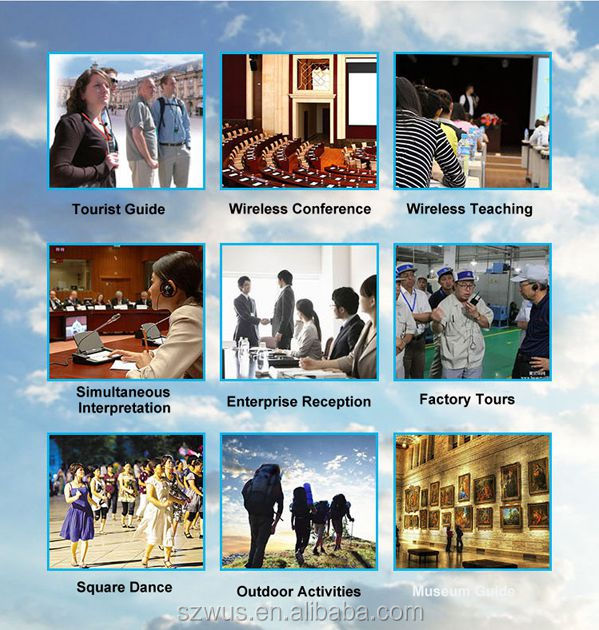 Wireless Tour Guide System Wus938u/audio Guides For Visiting Museum ...
