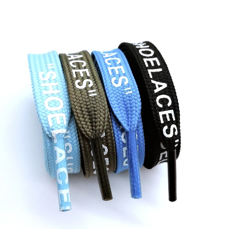 Custom High Quality Printed Logo Shoe Laces With Plastic Tips For ...
