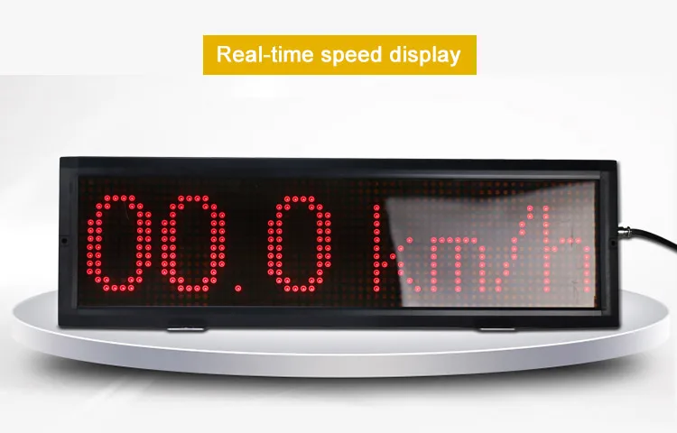Led Large Display Screen Forklift Over Speed Alarm With Wireless Speed ...
