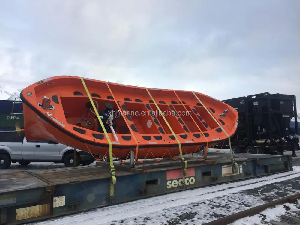 Solas 5.5m Fiberglass Open Lifeboat / Work Boat - Buy Open Lifeboat ...