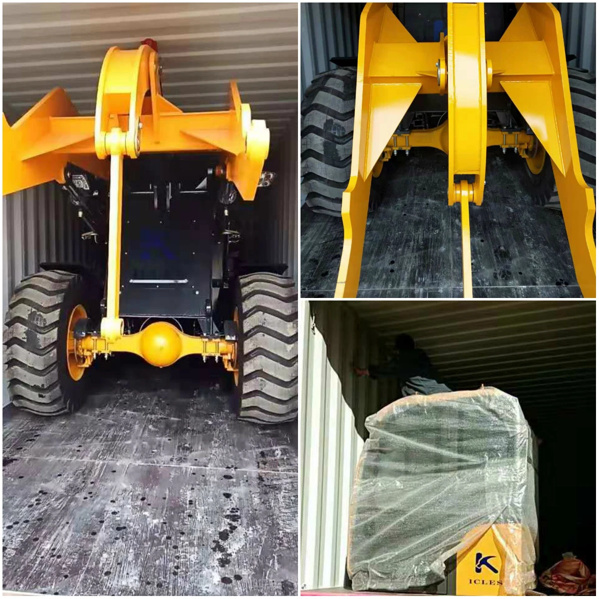 1 ton mini wheel loader backhoe loader mechanical loadering Products ...