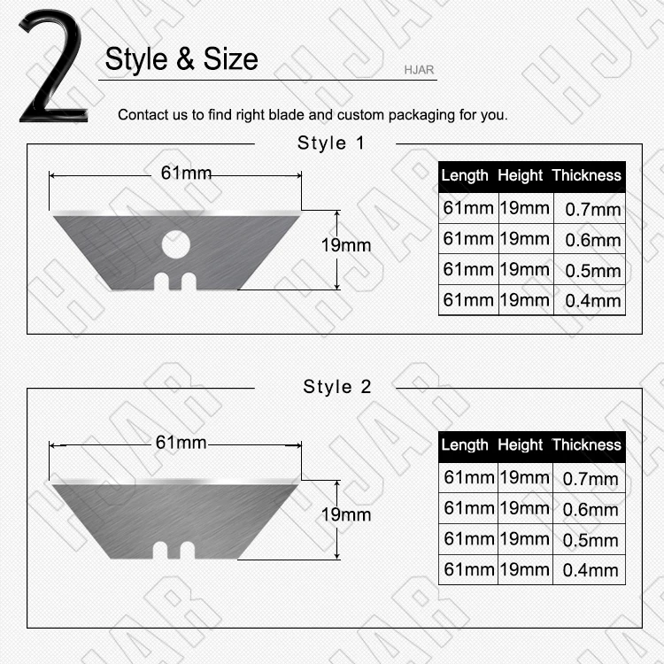 OEM/DOM Carbon Steel Teeth Edge Trapezoid Utility Blade| Alibaba.com