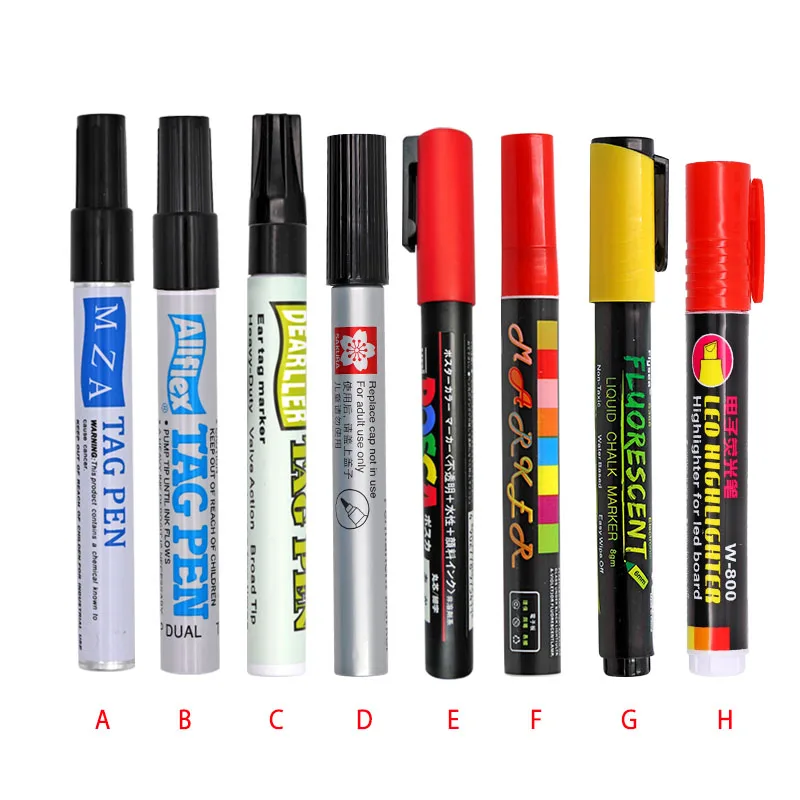 Black Ear Tag Marker Pen For Rfid Livestock Tags - Oem | Wholesale