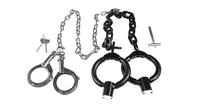 Xinxing Security Handcuffs Carbon Steel And Iron Shackles Nickel Plated ...