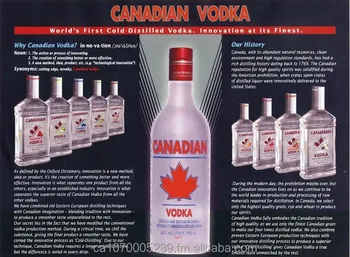 Canadian Vodka - Buy Bulk Vodka Product on Alibaba.com