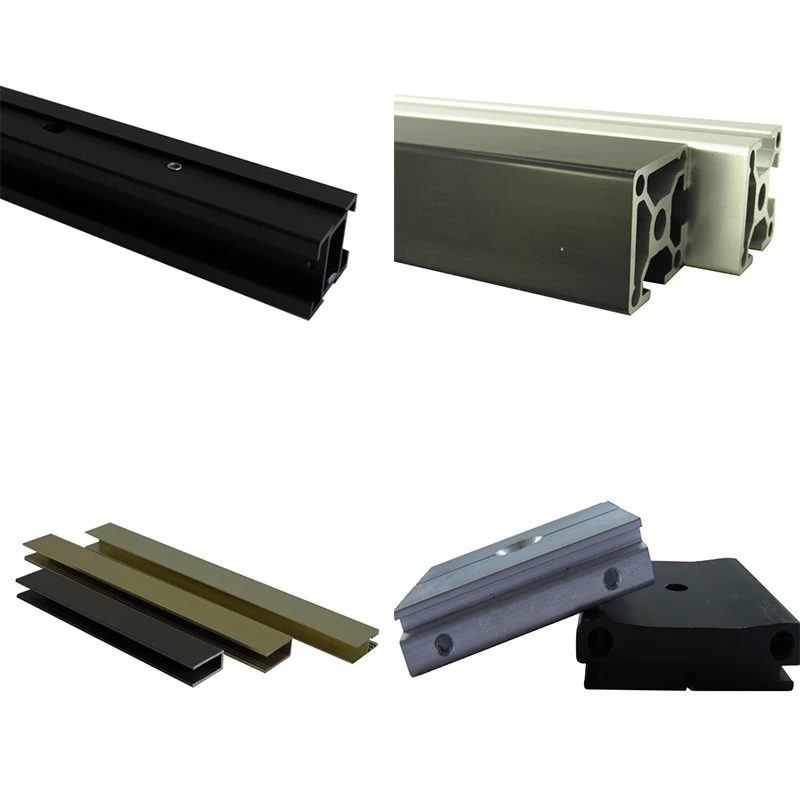 Black Anodized Aluminium Slot Linear Rail - Buy Outdoor Aluminum ...