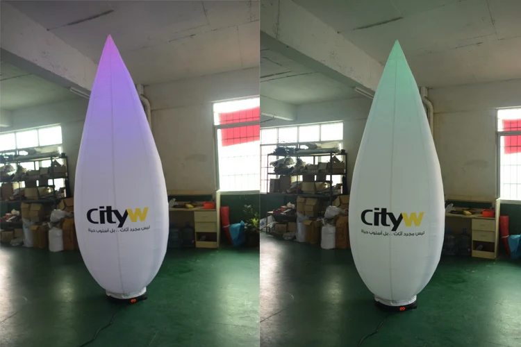 Blue Springs Advertising LED Lighting Inflatable Pillar Column for ...