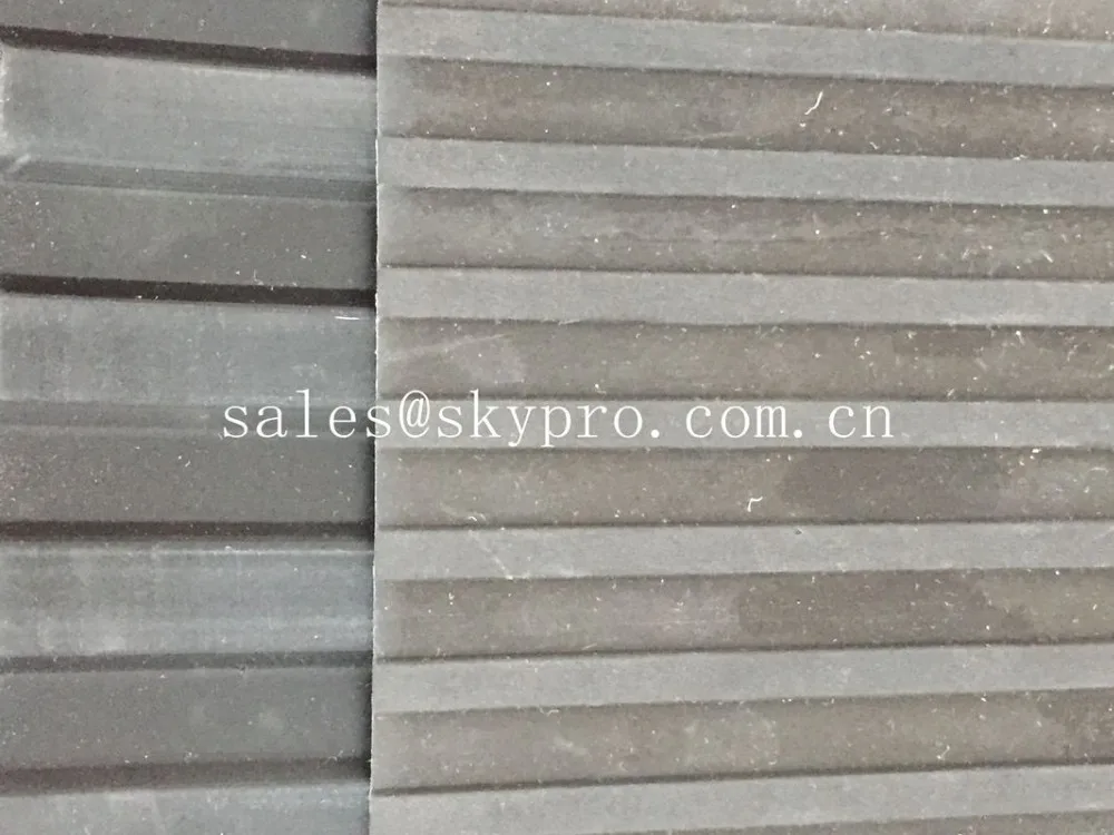 Flat Ribbed Embossed Surface Solid Heavy Duty Rubber Sheet Roll 2.5mm ...