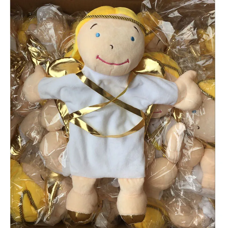 Custom Plush Funny Stuffed Christian Jesus Madonna Angel Hand Puppet ...