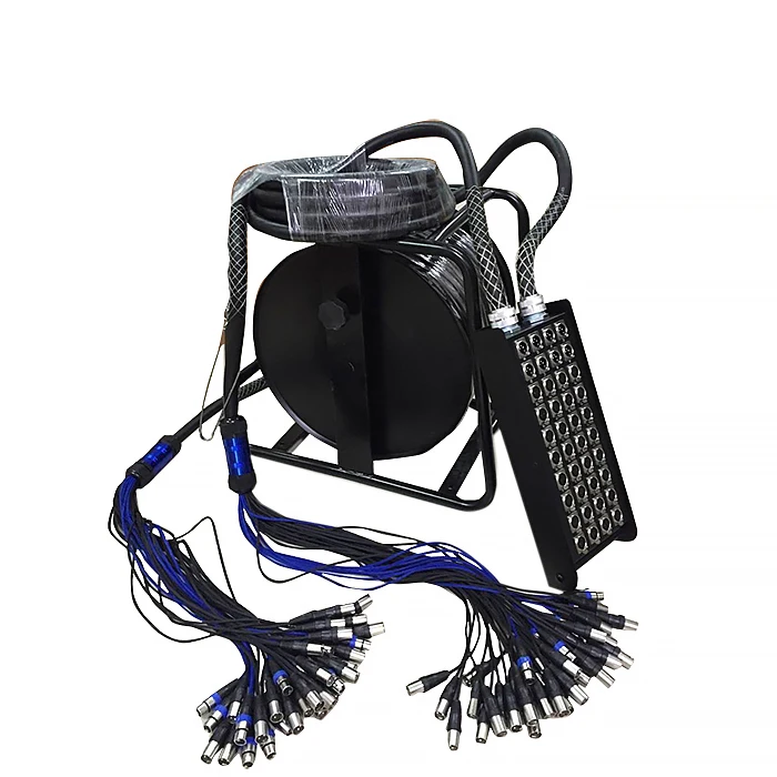 40 Channels Audio Snake Cable with XLR Connectors - Rubber Jacket