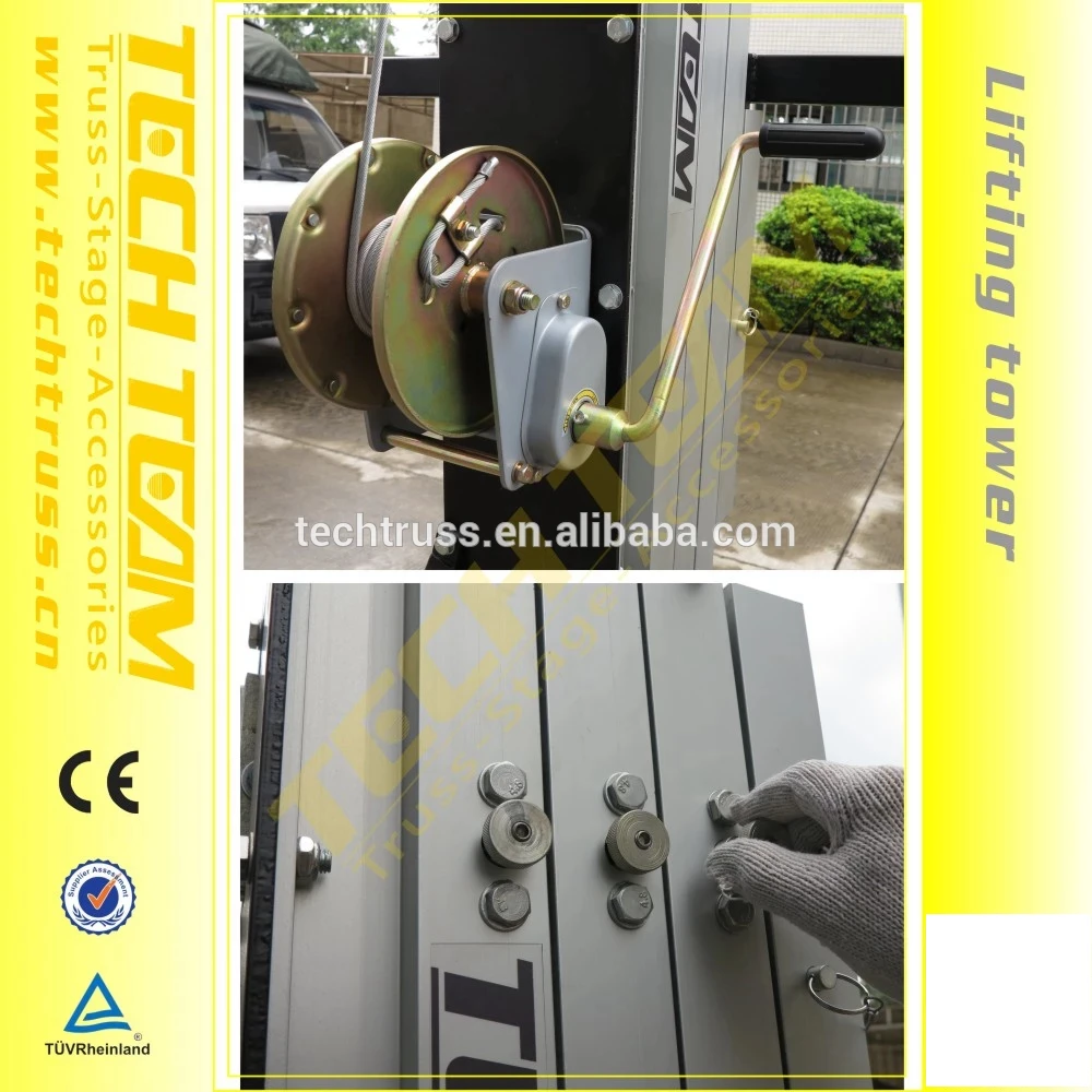 Max Loading 400kg Truss Lifting Winch - 5.4m Line Array Lift