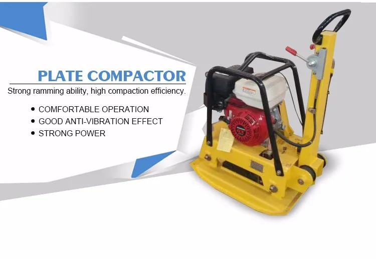 Gasoline Plate Compactor Machine - Buy Plate Compactor,Vibrating Plate ...
