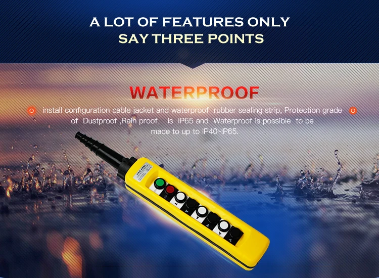 Xac-a891 Emergency Stop Button Guard Crane Push Button Switch - Buy Crane Switch,Pendant Control ...