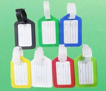 Durable Clear PVC Luggage Tag Loops - Versatile & Stylish