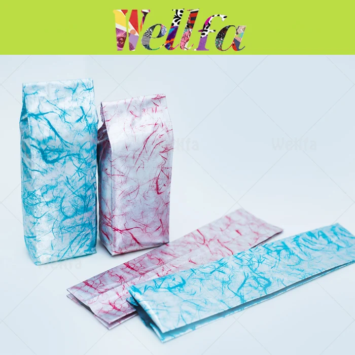 Kraft Paper Tea Bag Paper Packaging With Zip Lock / Tea Bag For Black ...
