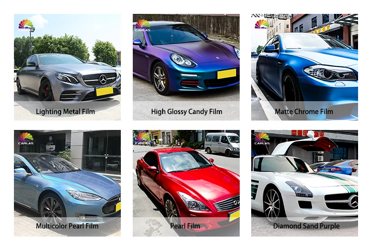 CARLAS Vinyl Wraps - Durable, High-Gloss Color Change Stickers