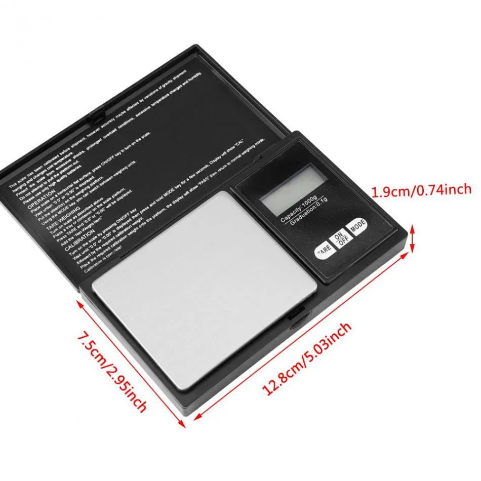 Mini Portable Jewelry Scale High Accuracy Led Digital Pocket Scale Gold ...