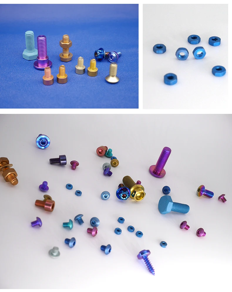 Gold Titanium Alloy Bolts - Durable & Aesthetically Pleasing