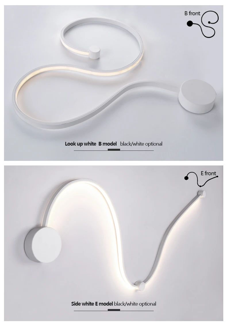 Modern Wall Light - Curve Line Wall Decorative Lighting