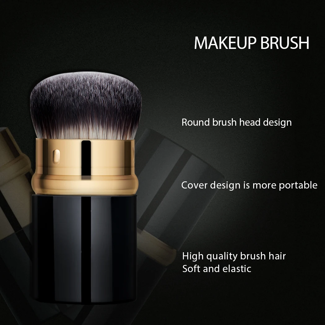 Wholesale High Quality Portable Mini Liquid Powder Foundation Brush ...