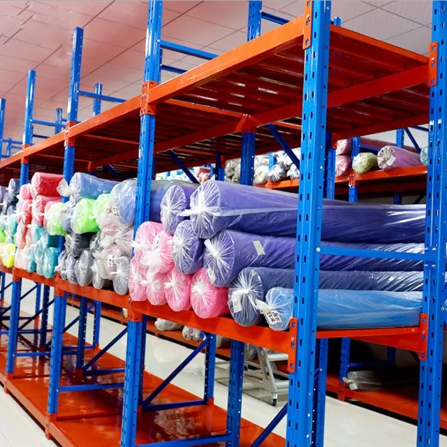 Medio Almacén De Estanterías De Almacenamiento Para Alfombra Rollos De ...