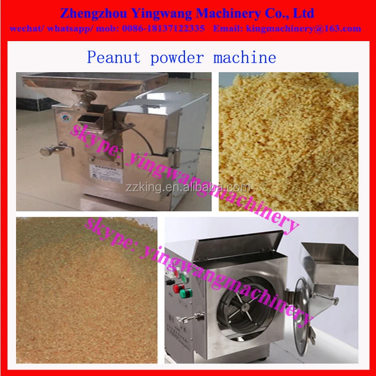 Stainless Steel Sesame / Peanut Powder Making Machine / Nuts Crusher ...