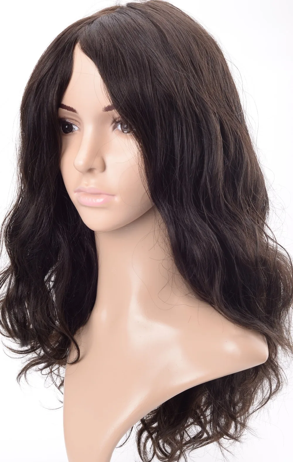 Natural Antislip Silicon Injected Wig - 16" Medium Density