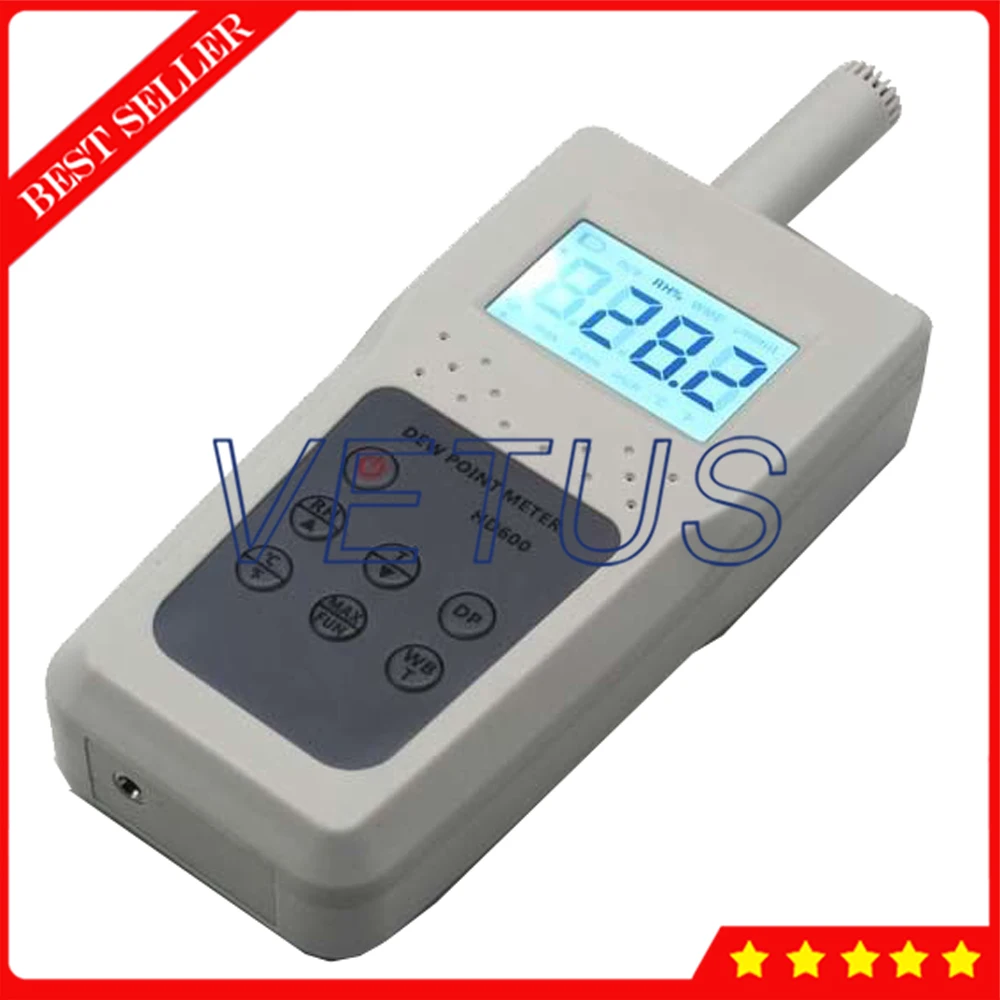 Digital Display Dew Point Meter Hd600 With Humidity Temp Wet Bulb Temp ...