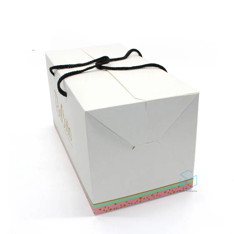Recyclable Paper Box with Handle - Perfect for Food Delivery