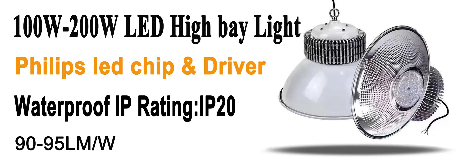 High Bay Led Light 100w Dimmable 400w Shell Parabolic Mirror High ...