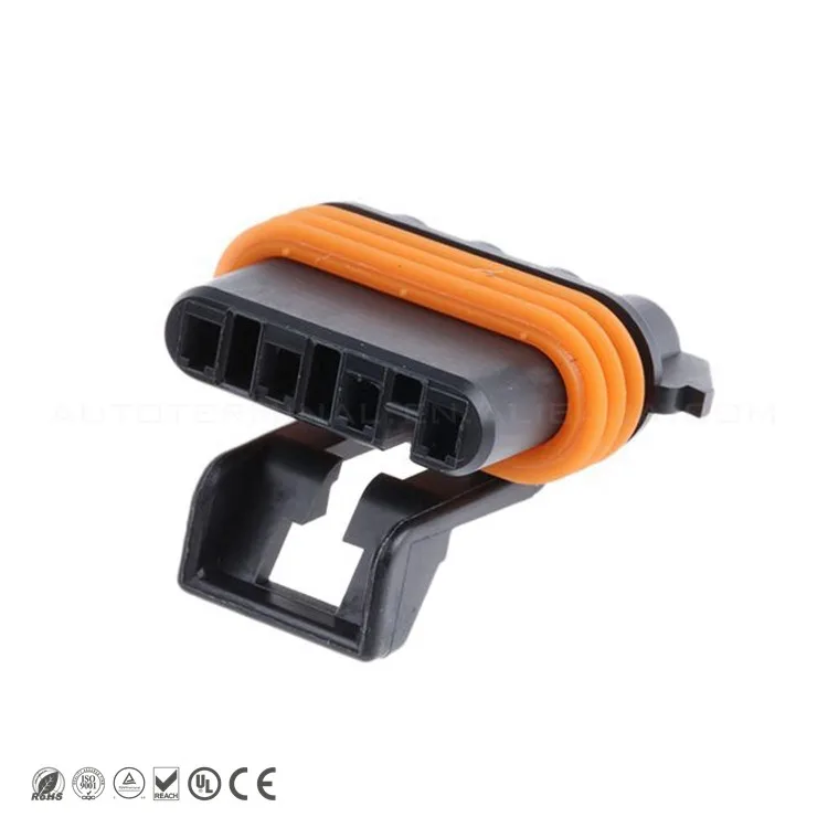 12162144 Waterproof Electrical 4 Pin Pa66 Female Lamp Socket Wire ...