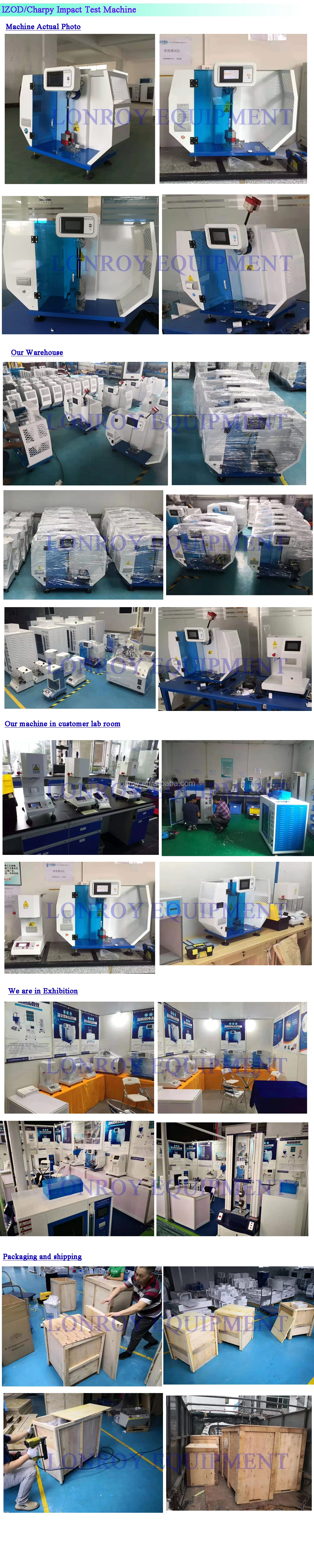 ASTM D256 Plastic IZOD Impact Test Machine - LONROY LR-A004