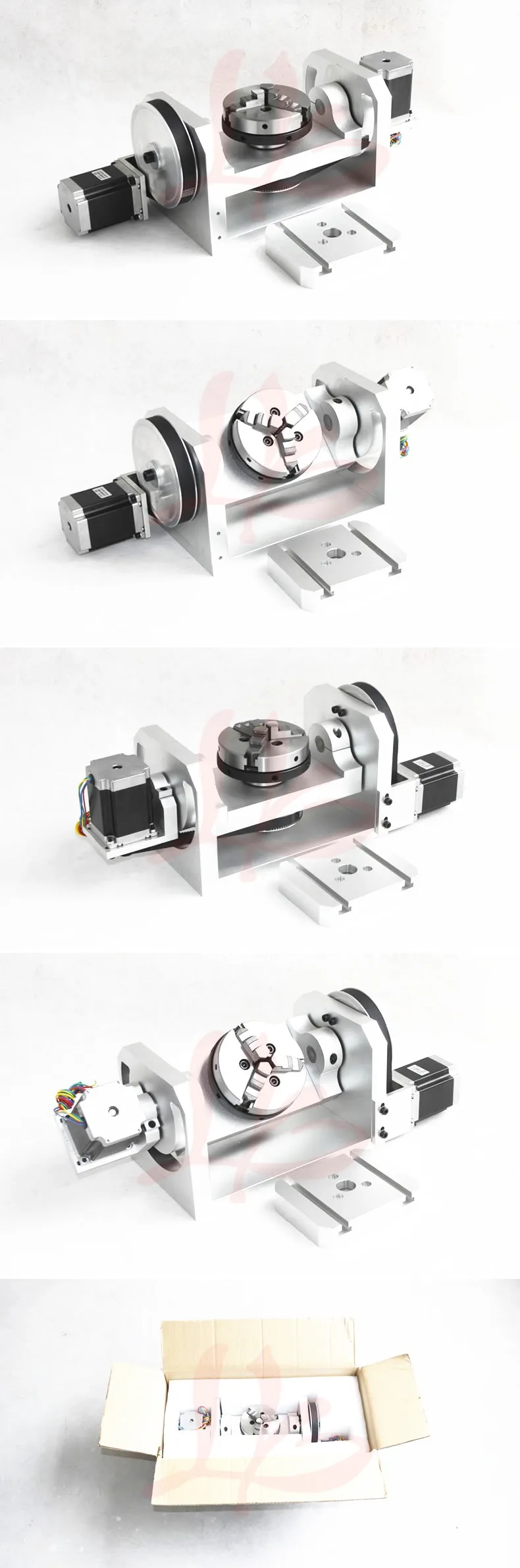 5 Axis Chuck - High Rigidity Rotary Axis for CNC Routers