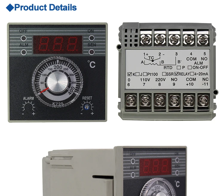Good Sell 72*72 Digital Industrial Knob Temperature Controller Oven ...