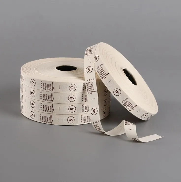 Custom Woven Size Labels for Clothing & Underwear